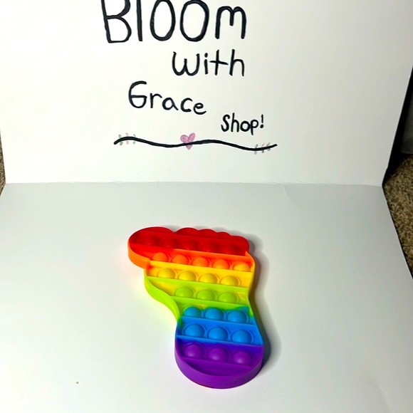 Toys | Rainbow Foot Pop It | Poshmark